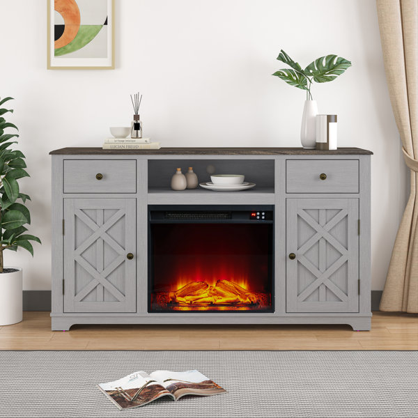 Lark Manor Meuble télé pour téléviseur de 65 po ou moins Ambarisha - Wayfair Canada